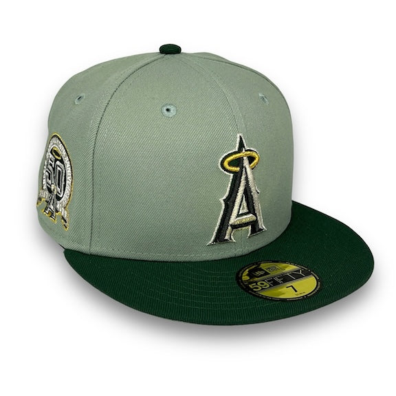 Angels 50th 59FIFTY New Era Everest Green & Pine Green Fitted Hat – USA ...