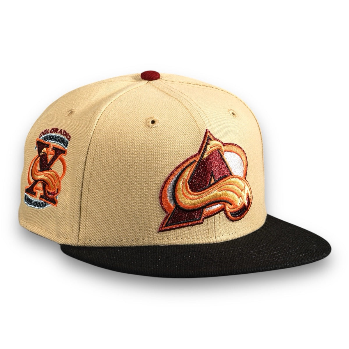 Colorado Avalanche 59FIFTY Vegas Gold New Era Hat – USA CAP KING