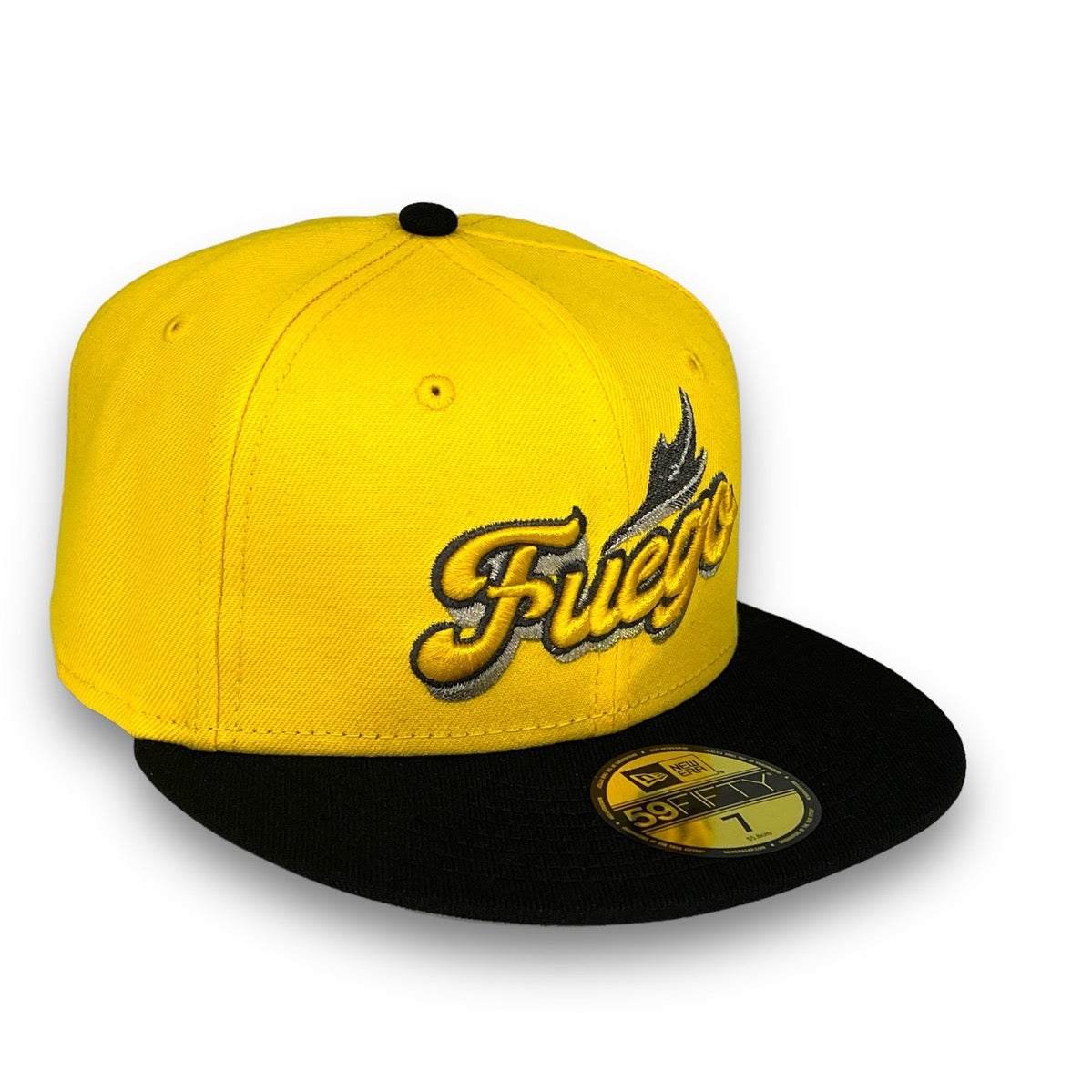 Fuego Firebirds 59FIFTY New Era Yellow & Black Hat – USA CAP KING