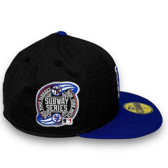 Mets 2000 Subway Series New Era 59FIFTY Fitted Black & Blue Hat – USA ...