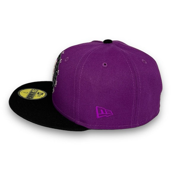 NY Mets Zodiac 25th 59FIFTY New Era Purple & Black Hat – USA CAP KING