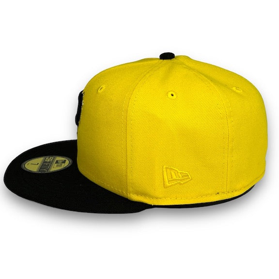 Pirates 06 ASG 59FIFTY New Era Bright Yellow & Black Fitted Hat – USA ...