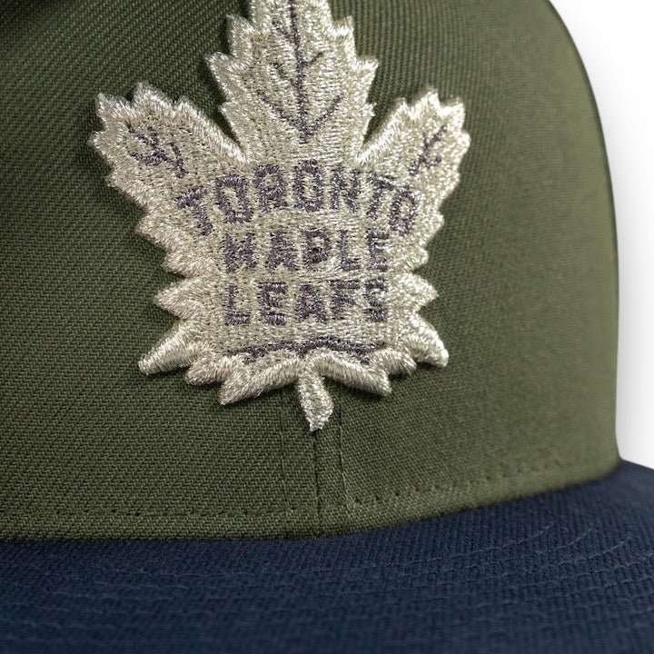 Toronto Maple Leafs 59FIFTY Olive Green New Era Hat – USA CAP KING