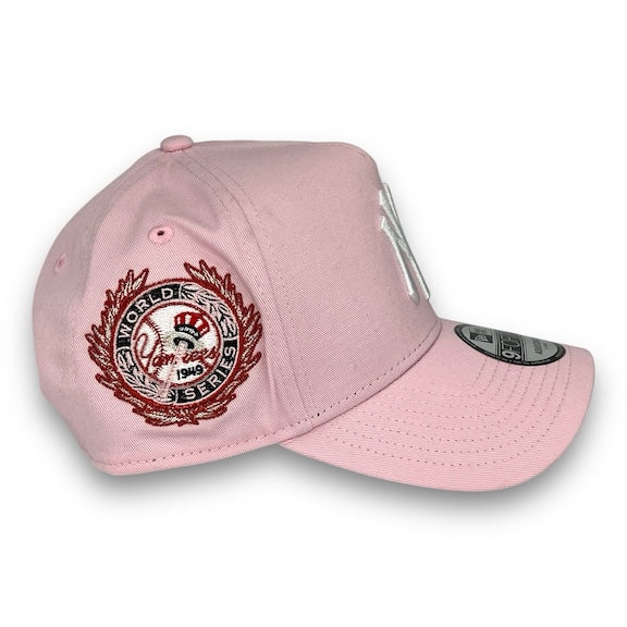 Yankees ️ 49WS New Era 9FORTY AF Pink Snapback Hat – USA CAP KING