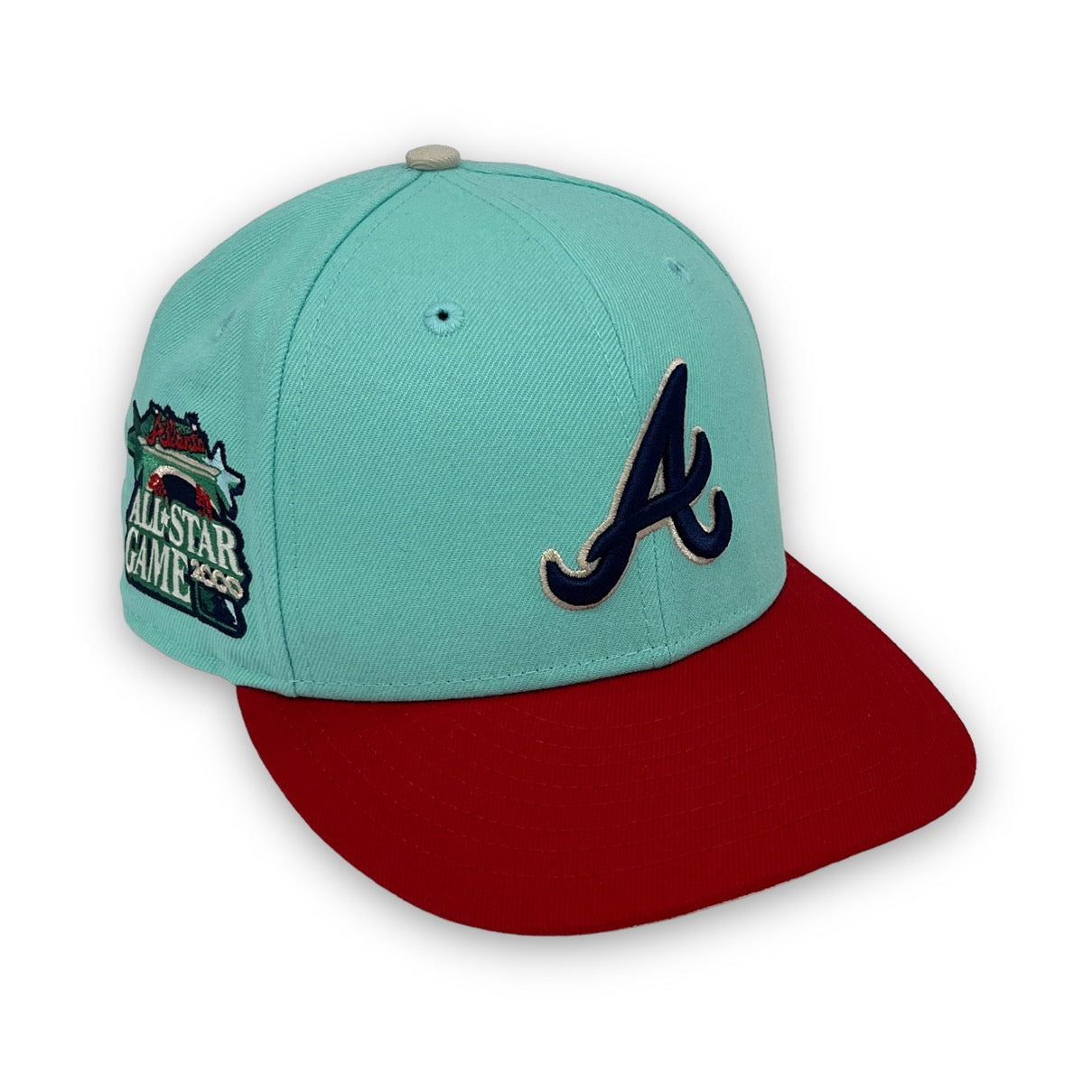 The Freshman Pack Braves 59FIFTY New Era Fitted Hat Stone Bottom – USA ...