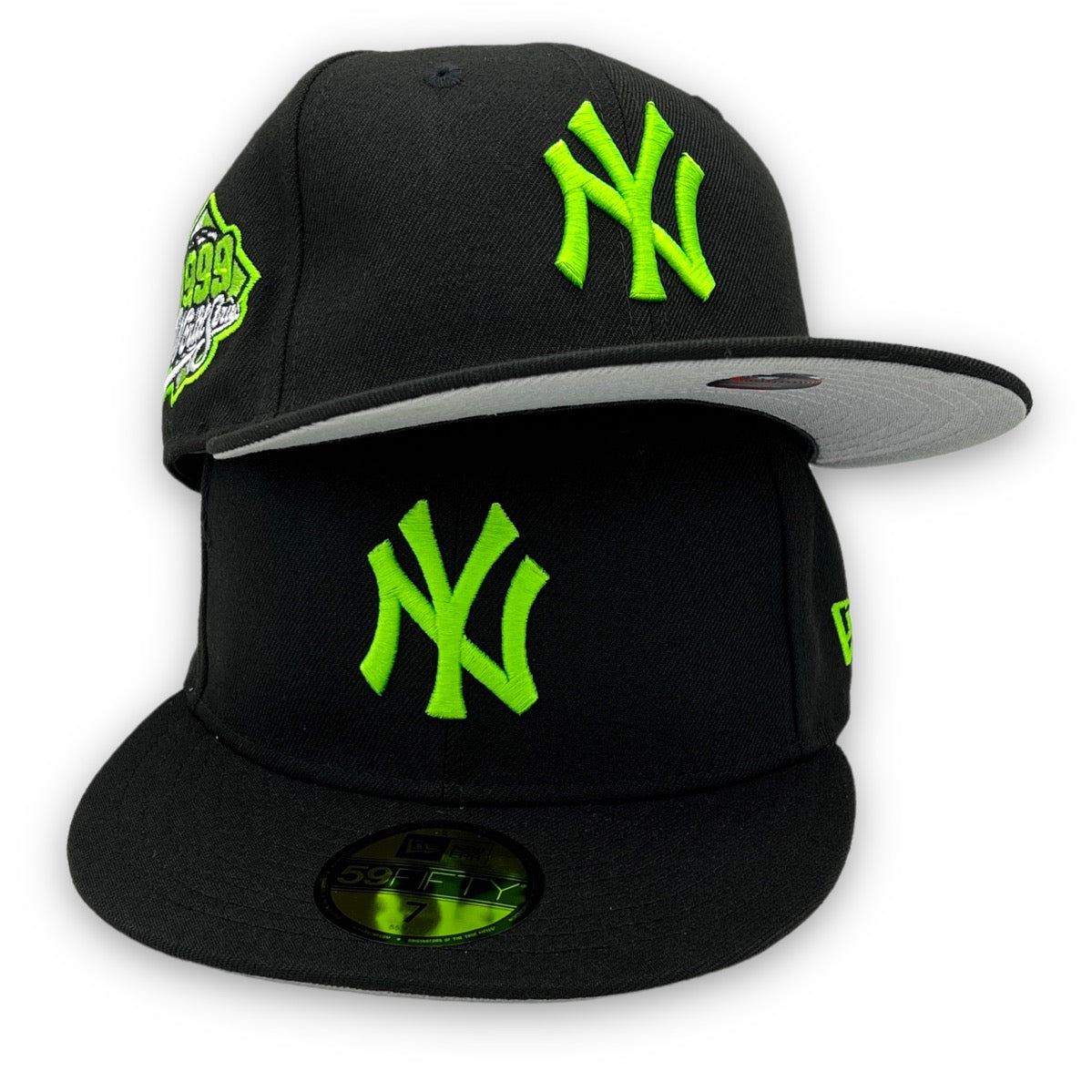 Yankees 1999 World Series New Era 59FIFTY Black & Neon Fitted Hat – USA ...